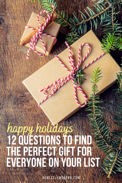 Printable Gift Questionnaire: 12 Questions To Find The Perfect Gift For ...