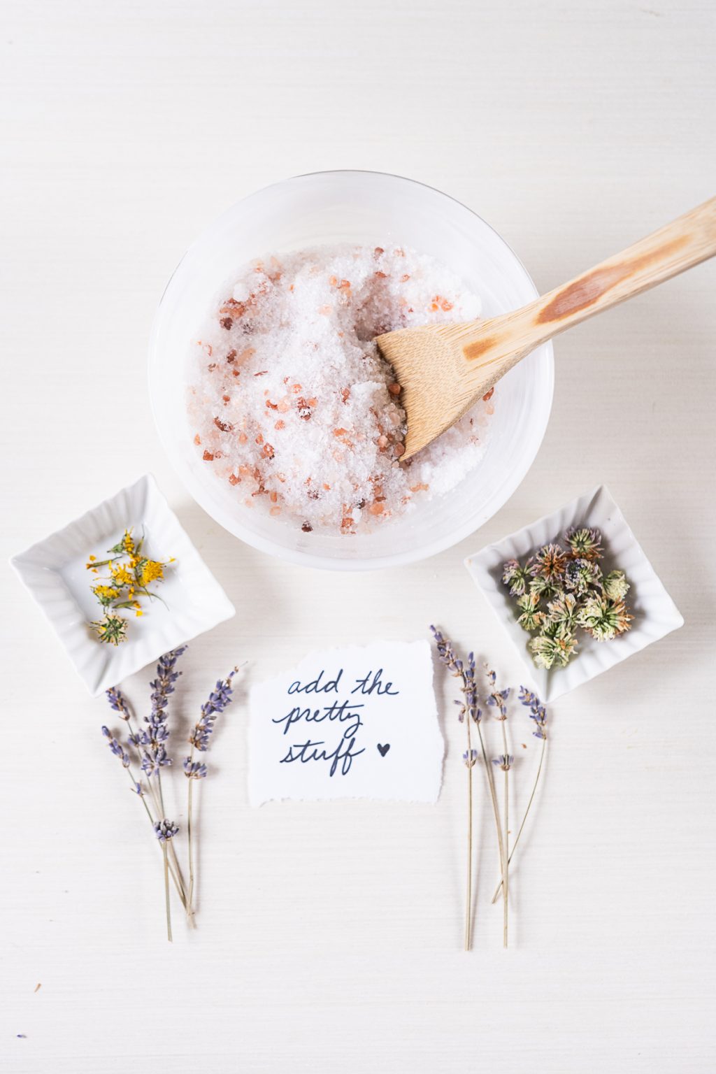 Simple Homemade Bath Soak Recipe with Dandelions - Honestly Modern