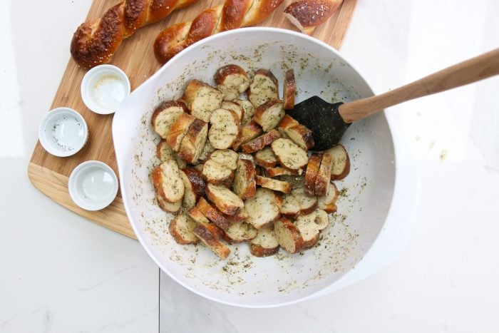 Seasoned Soft Pretzel Chips Recipe - Honestly Modern