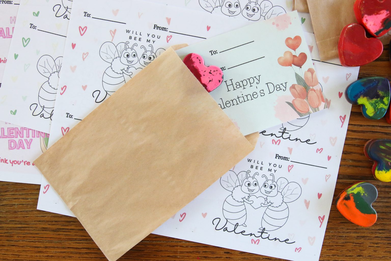 FREE Kids' Valentine's Card Printables - Honestly Modern