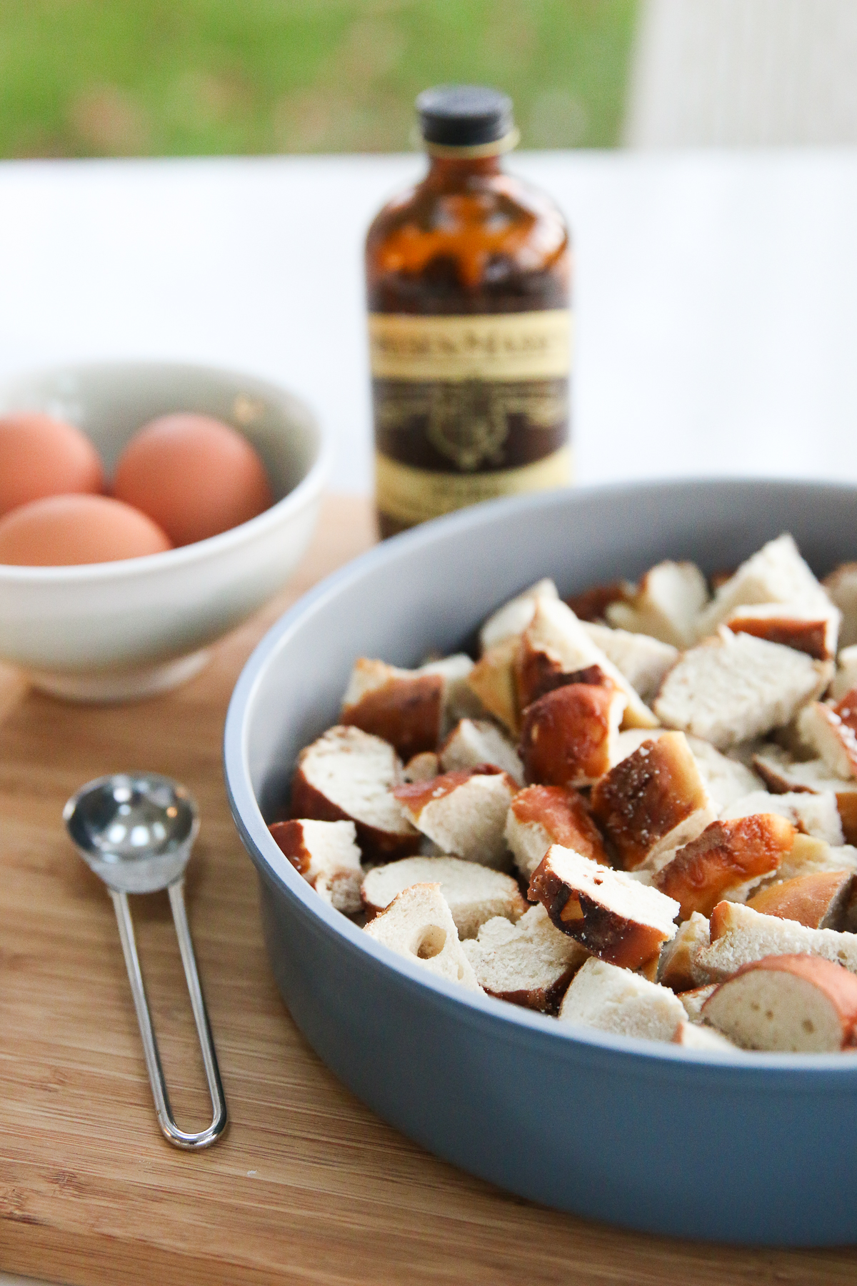 Leftover Soft Pretzel French Toast Recipe - Honestly Modern